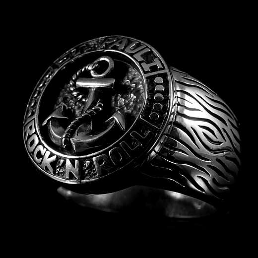 St. Pauli Anker Ring aus Silber